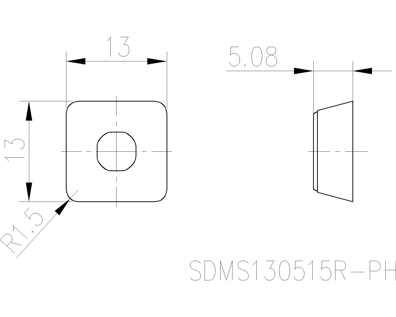 Ingersoll Cutting Tools - Metal Working Tools - SDMS130515R-PH ...