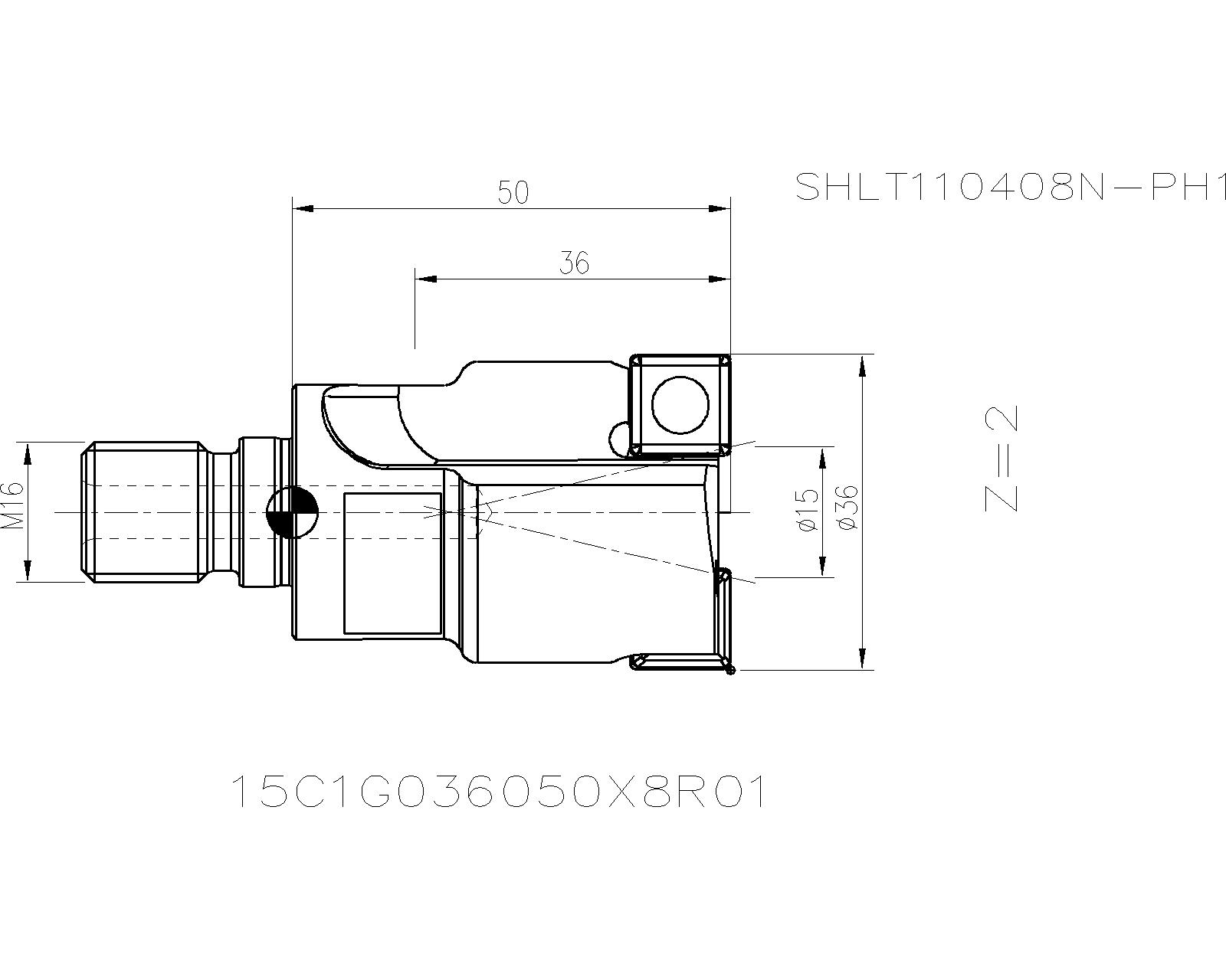 Ingersoll Cutting Tools - Metal Working Tools - QD+ 15C1...X M ...