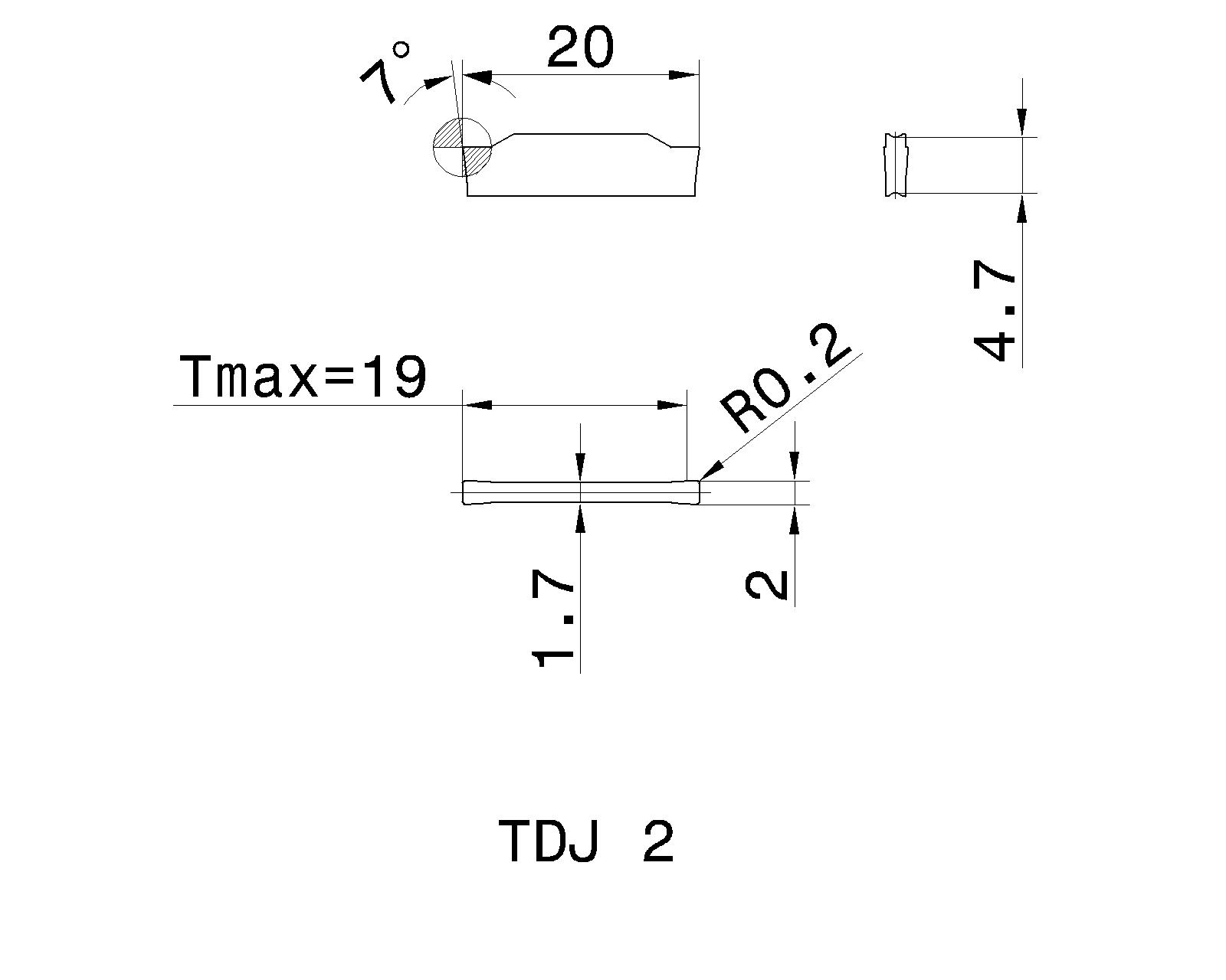 Ingersoll Cutting Tools - Metal Working Tools - TDJ : 6000167 - TDJ 2
