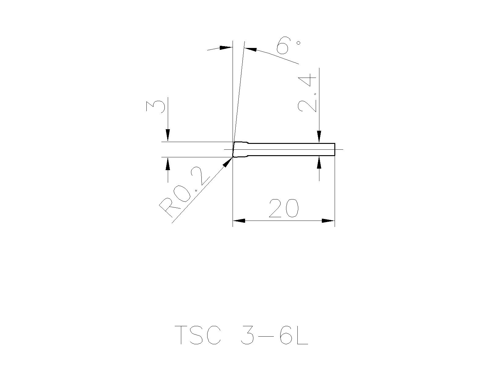 Ingersoll Cutting Tools - Metal Working Tools - TSC : 6000248 - TSC 3-6L
