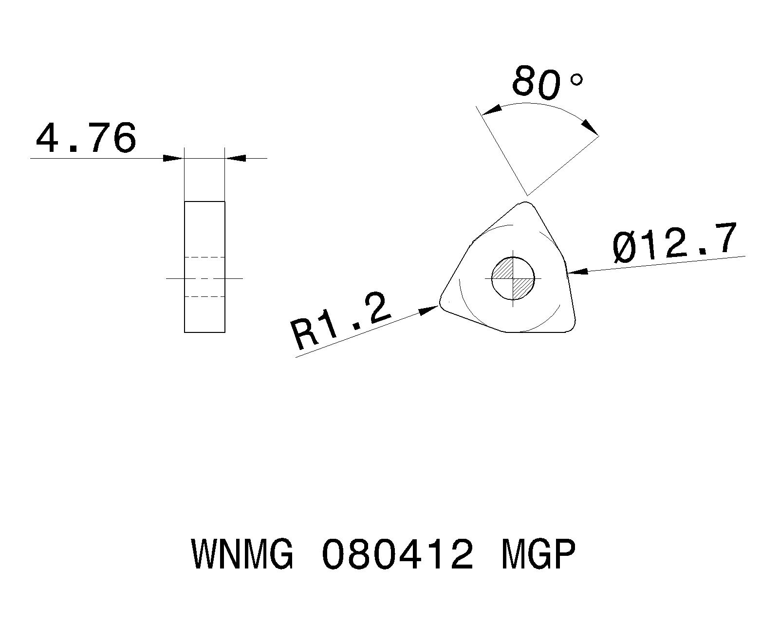 Ingersoll Cutting Tools - Metal Working Tools - WNMG MGP : 6198051 ...