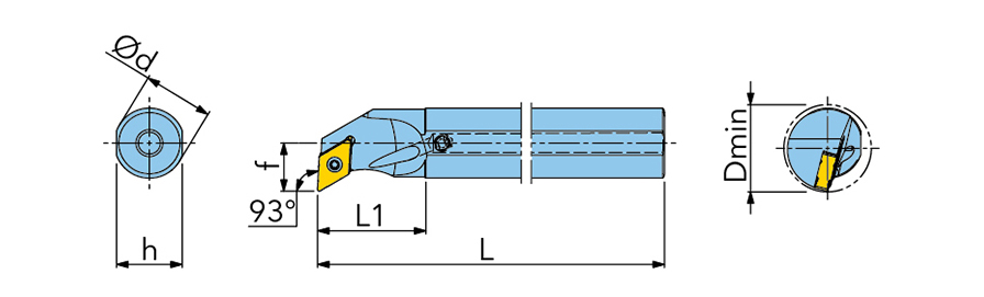 Ingersoll Cutting Tools - Metal Working Tools - A-SDUNR/L 0803 : ...