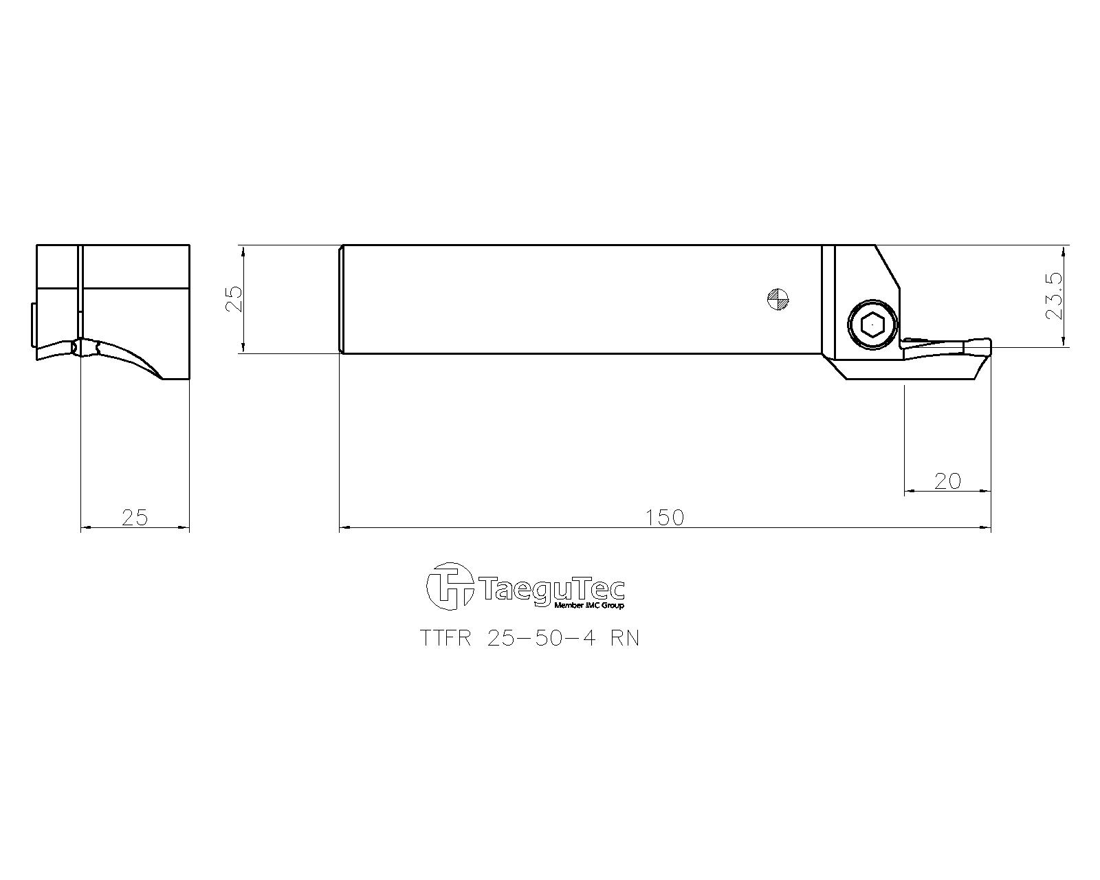 TaeguTec Cutting Tools - Metal Working Tools - TTFR/L 20/25-RN ...