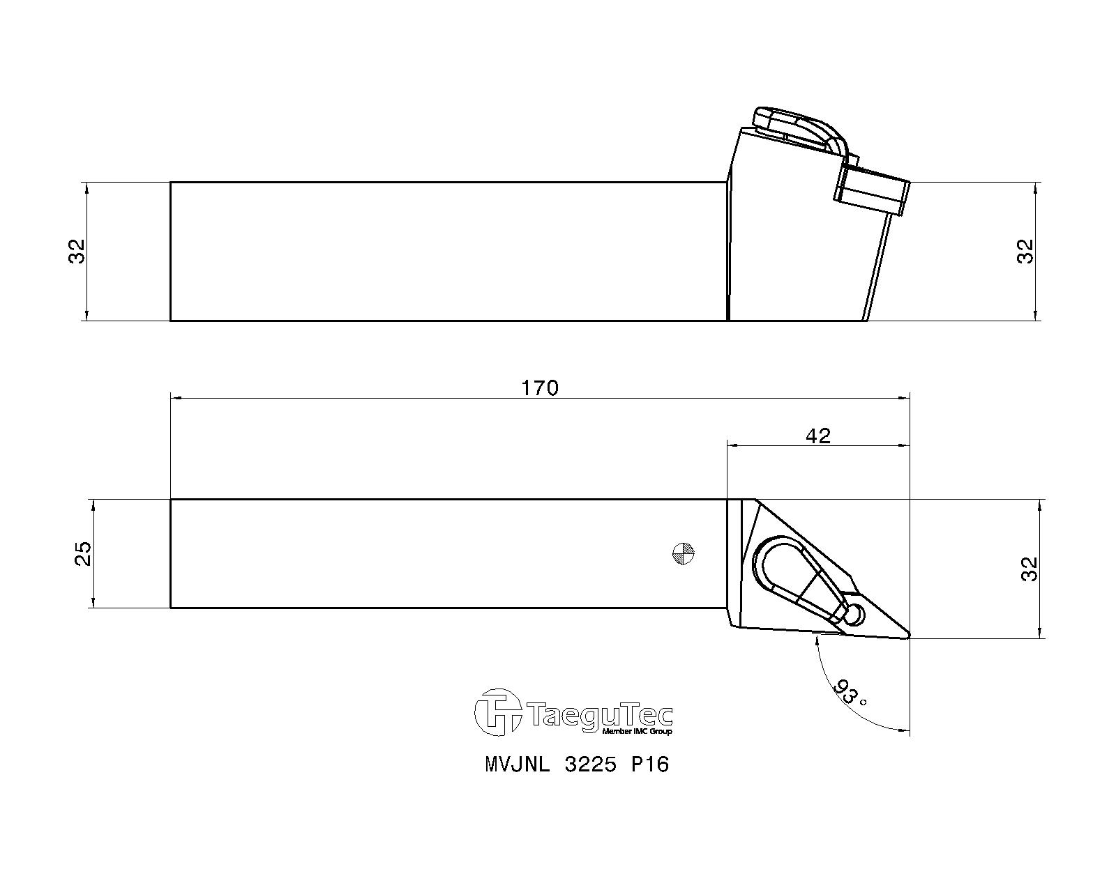TaeguTec Cutting Tools - Metal Working Tools - MVJNR/L : 3600634 ...