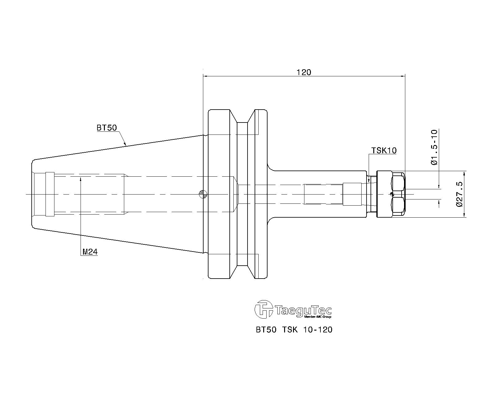 TaeguTec Cutting Tools - Metal Working Tools - BT-TSK (Slim Chuck ...