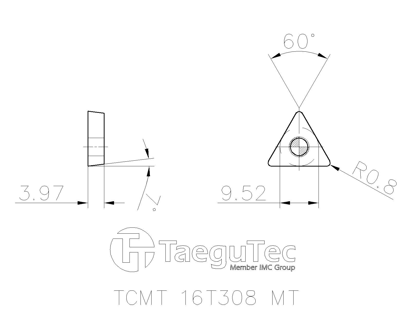 TaeguTec Cutting Tools - Metal Working Tools - TCMT-MT : 5520647 - TCMT ...