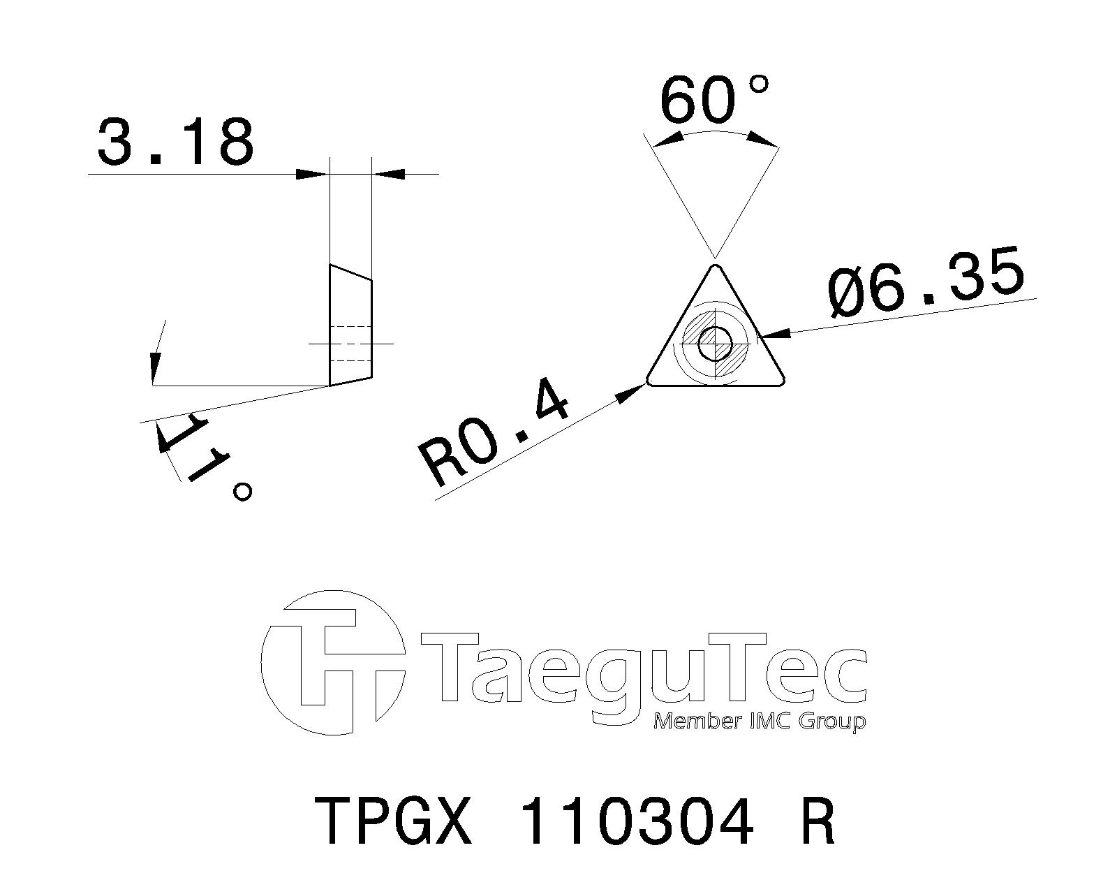 TaeguTec Cutting Tools - Metal Working Tools - TPGX R/L : 5801750 ...