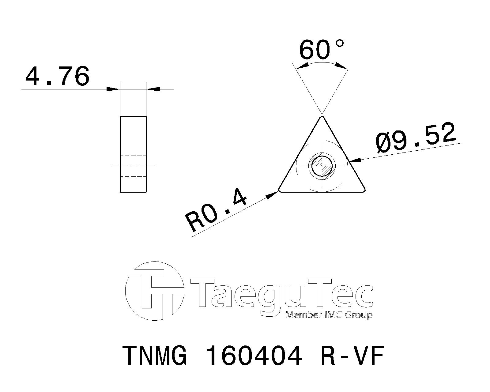 TaeguTec Cutting Tools - Metal Working Tools - TNMG R/L-VF : 5801923 ...