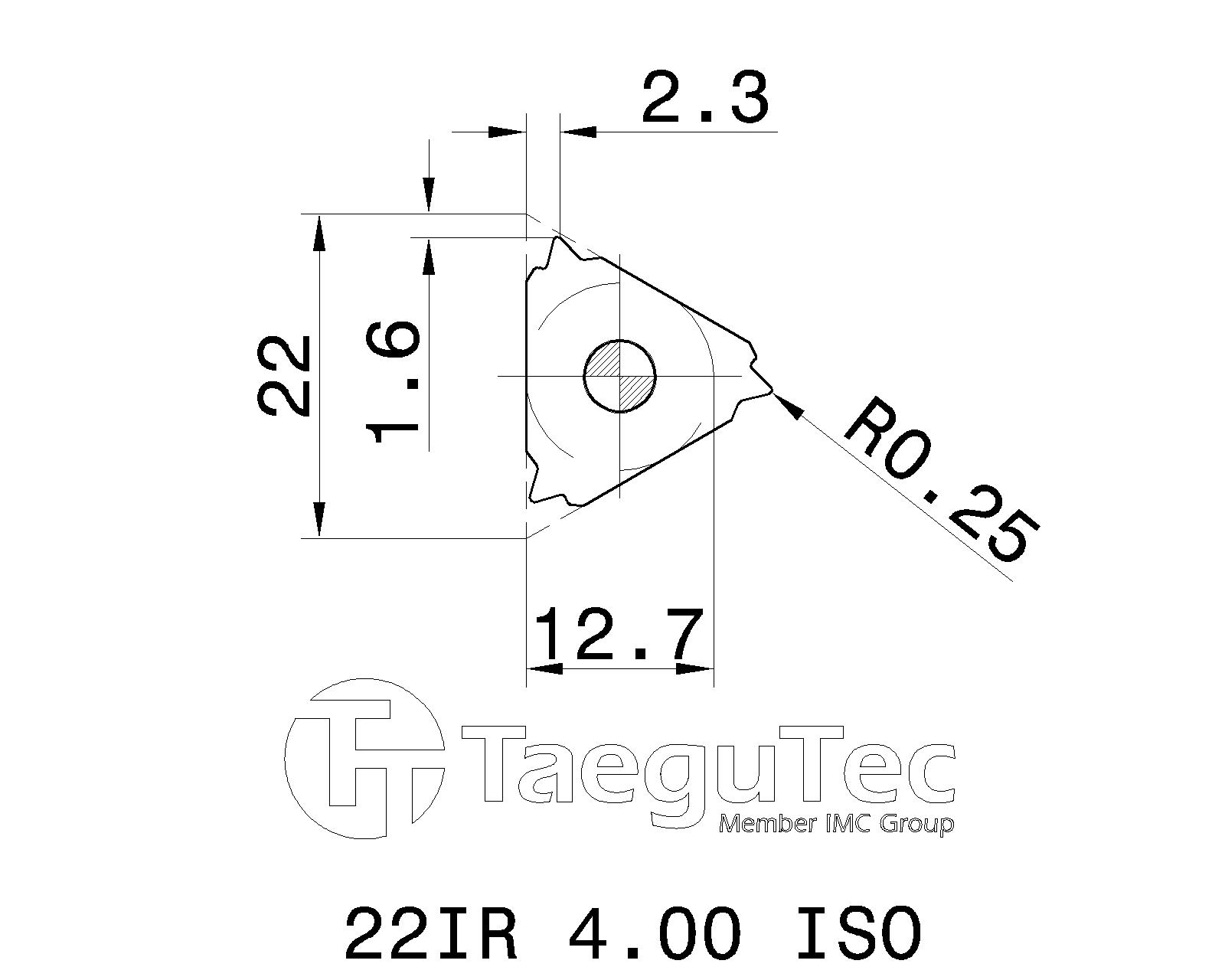 TaeguTec Cutting Tools - Metal Working Tools - IR/L-ISO : 5920675 ...