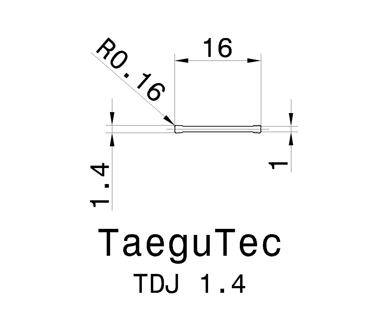 TaeguTec Cutting Tools - Metal Working Tools - TDJ (Double-ended ...