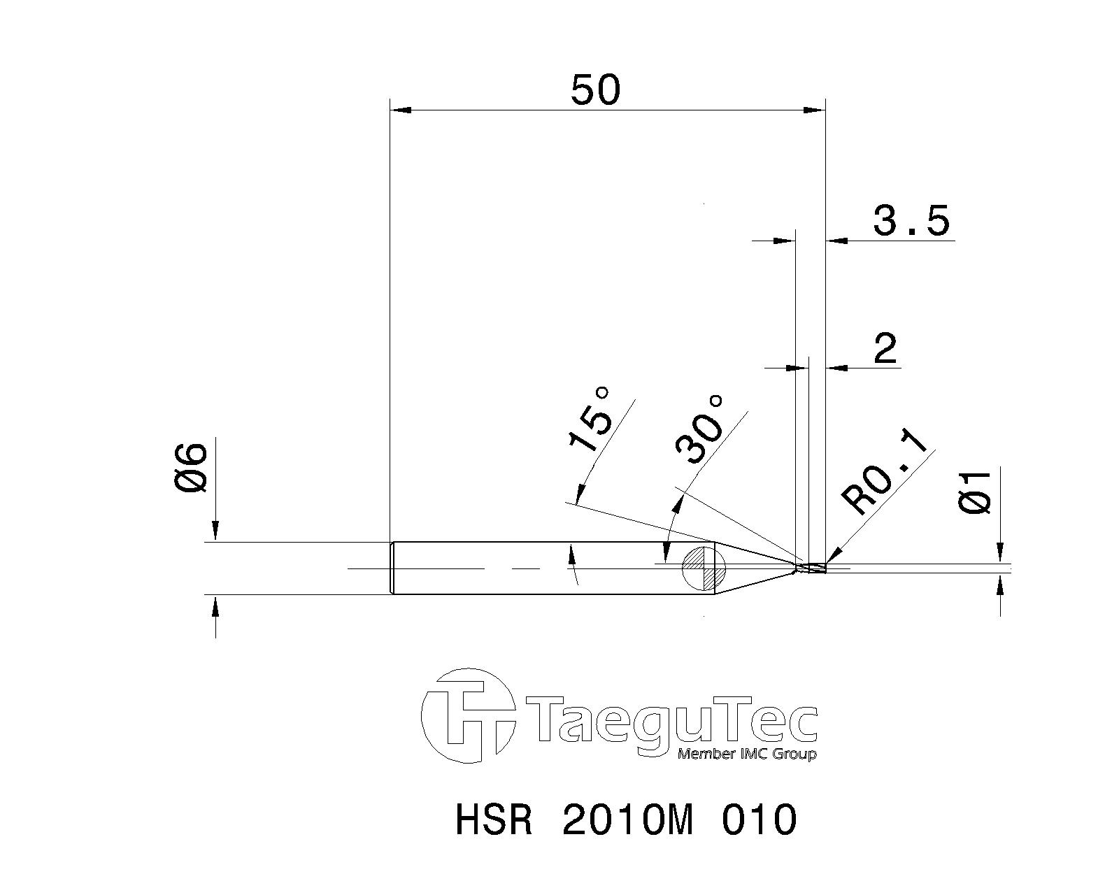 TaeguTec Cutting Tools - Metal Working Tools - HSR 2...M (0.3-4.0 ...