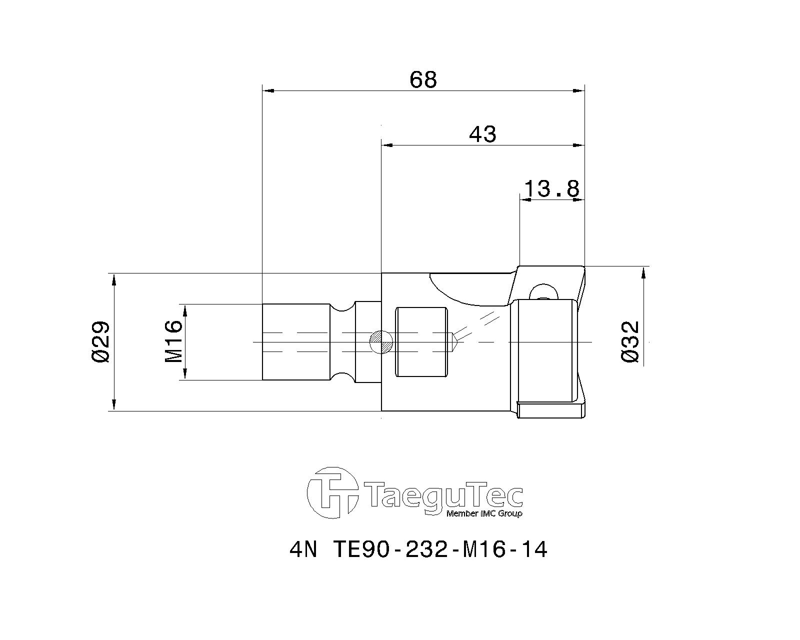 TaeguTec Cutting Tools - Metal Working Tools - 4N TE90-M-14 : 6187349 ...
