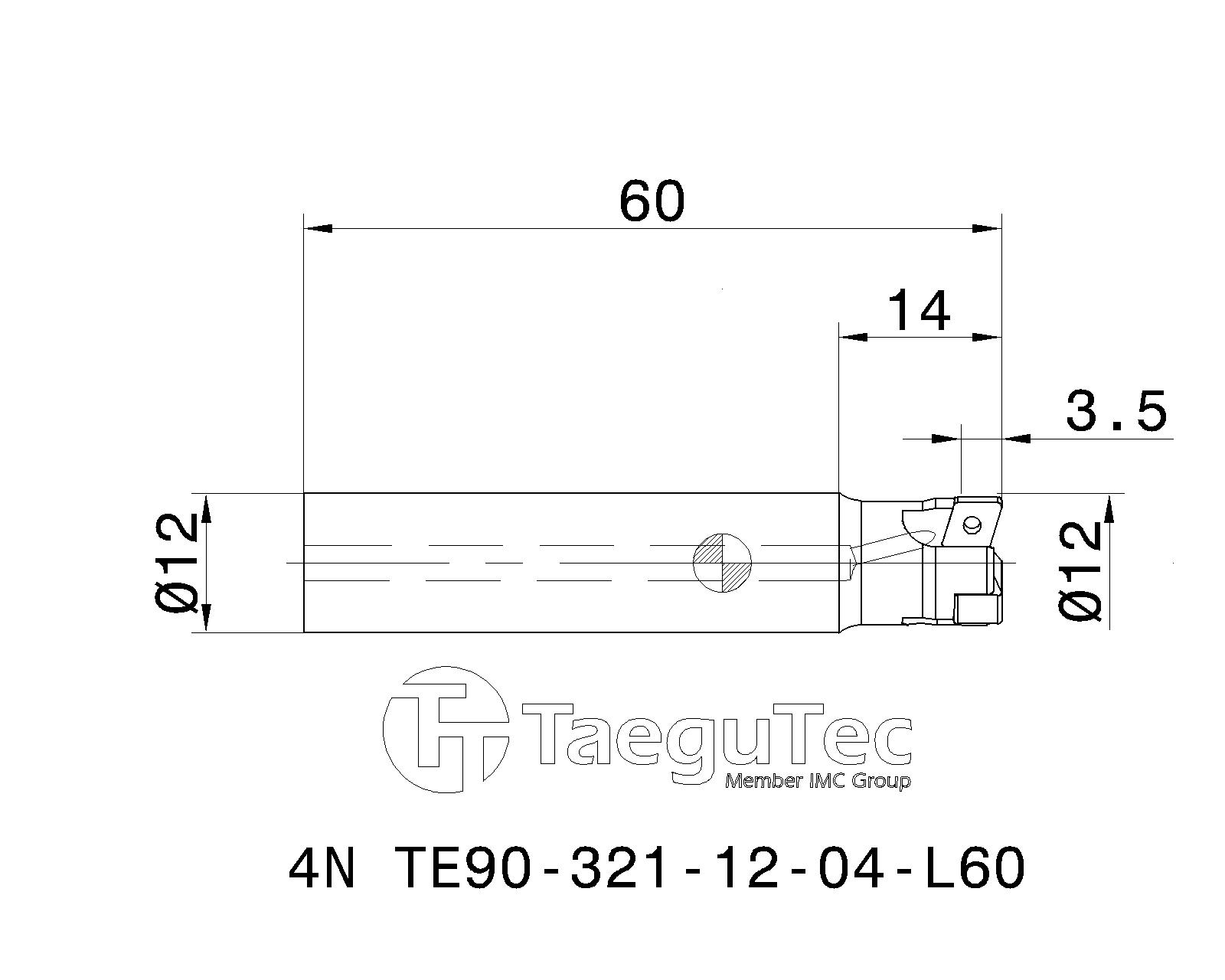 TaeguTec Cutting Tools - Metal Working Tools - 4N TE90-04 : 6219878 ...