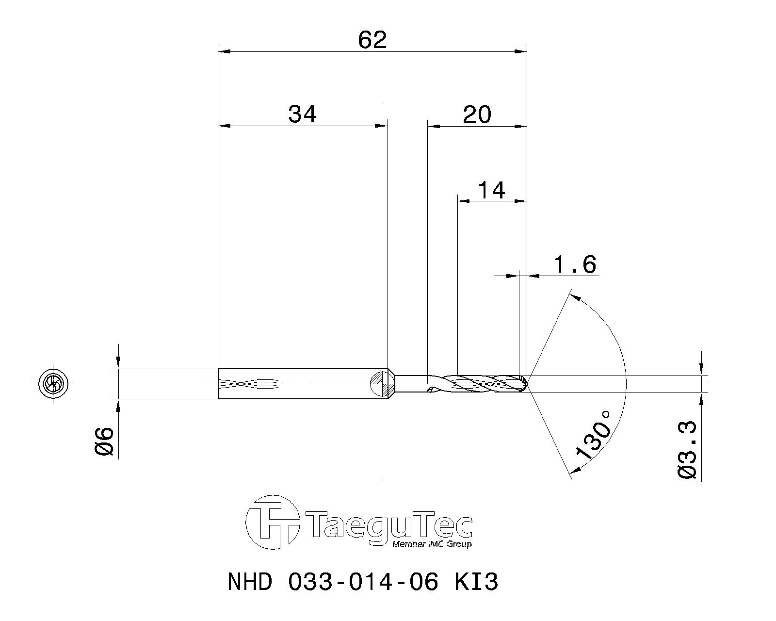 TaeguTec Cutting Tools - Metal Working Tools - NHD-KI3 (3xD) : 6221594 ...