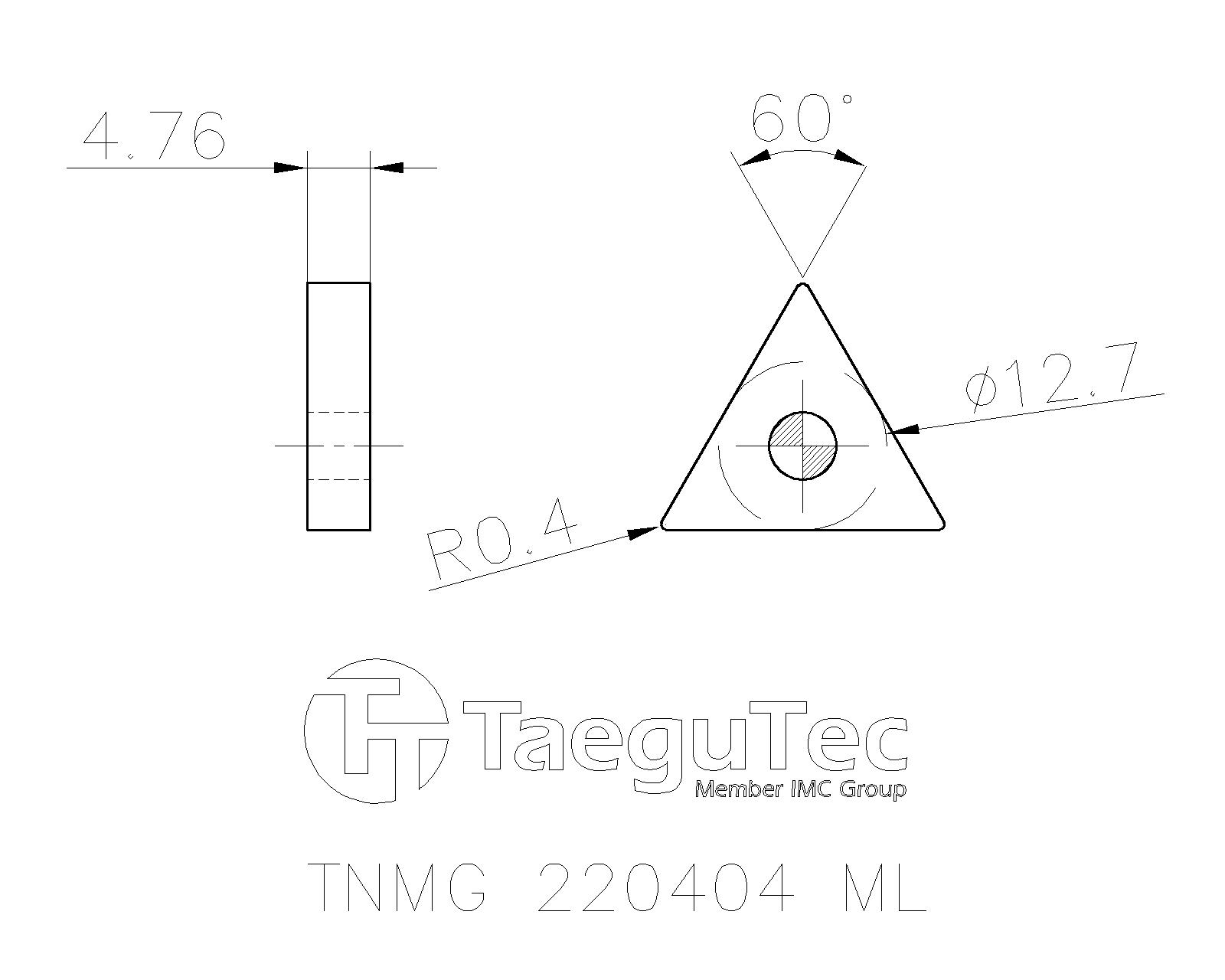 TaeguTec Cutting Tools - Metal Working Tools - TNMG-ML : 6241949 - TNMG ...