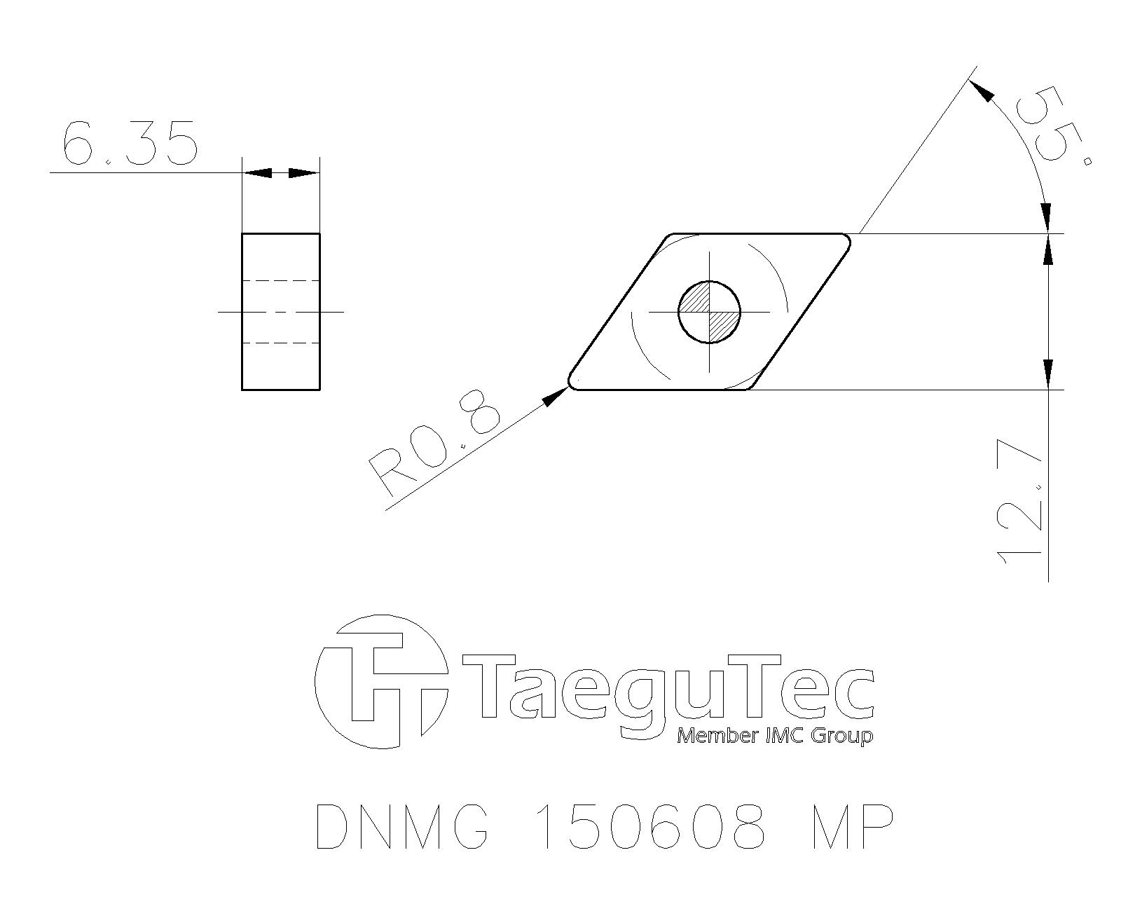 TaeguTec Cutting Tools - Metal Working Tools - DNMG-MP : 6245119 - DNMG ...