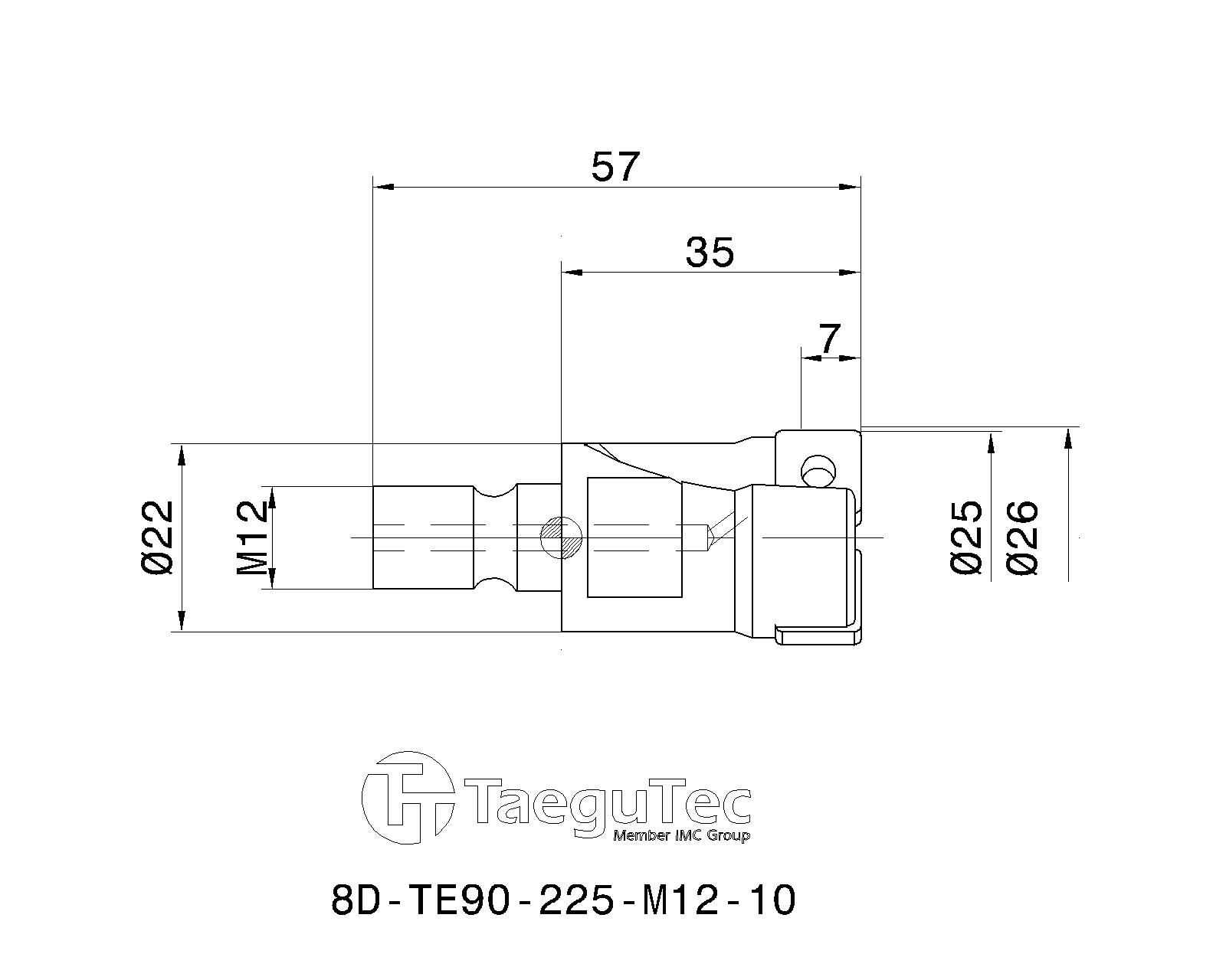 TaeguTec Cutting Tools - Metal Working Tools - 8D-TE90-M-10 : 6247297 ...