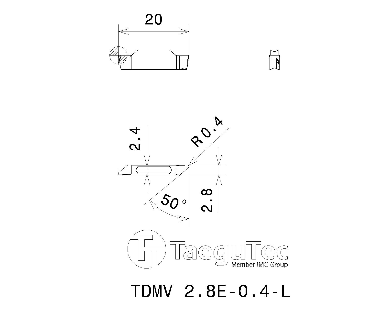 TaeguTec Cutting Tools - Metal Working Tools - TDMV : 6247630 - TDMV 2. ...