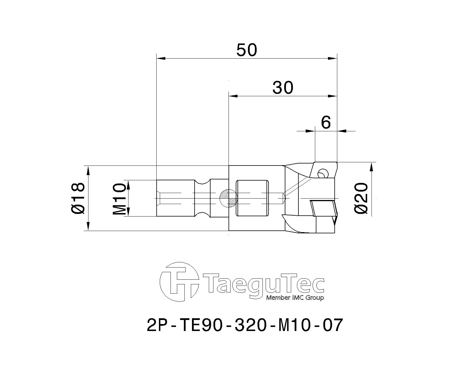TaeguTec Cutting Tools - Metal Working Tools - 2P-TE90-M-07 : 6307530 ...