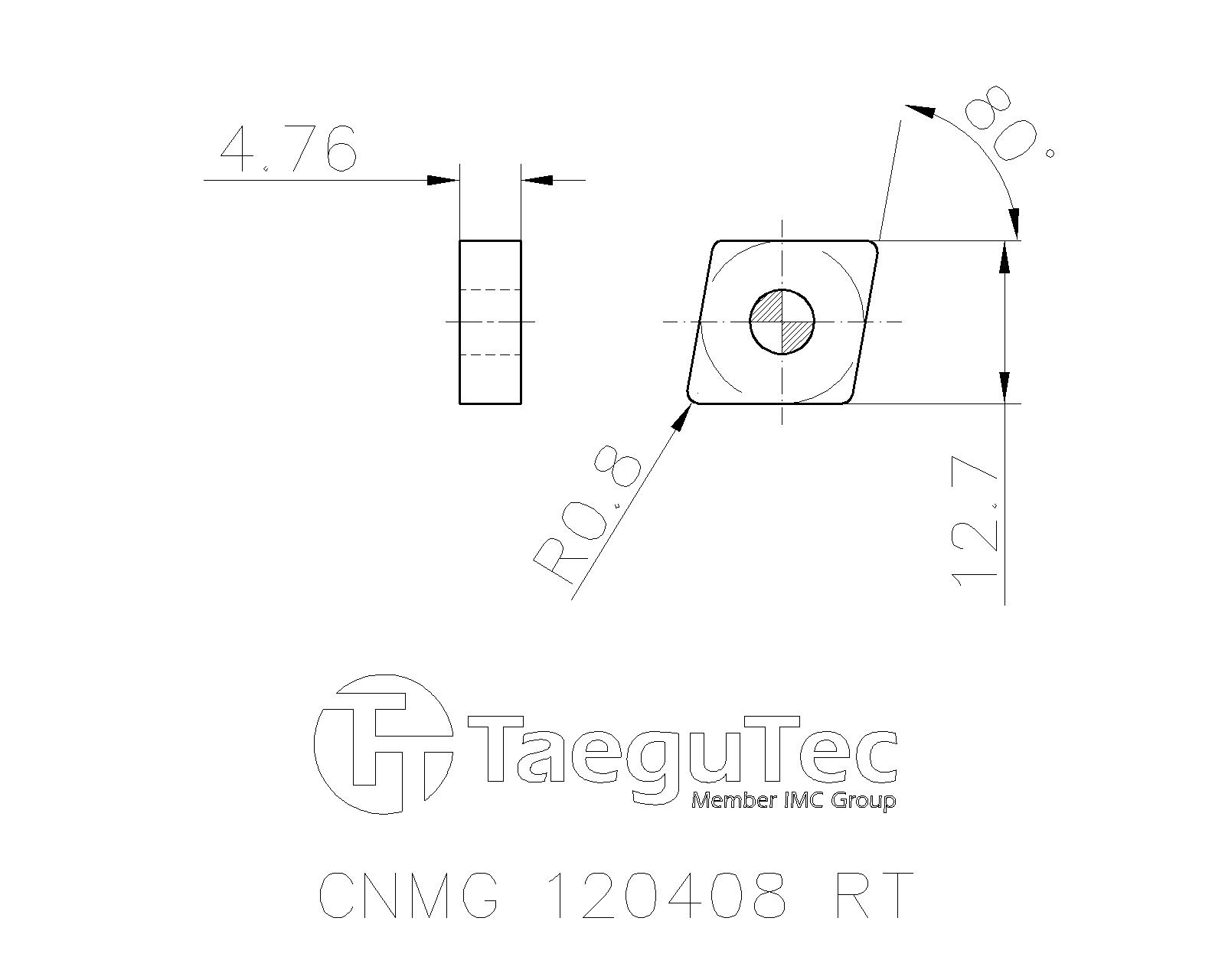 TaeguTec Cutting Tools - Metal Working Tools - CNMG-RT : 6317638 - CNMG ...