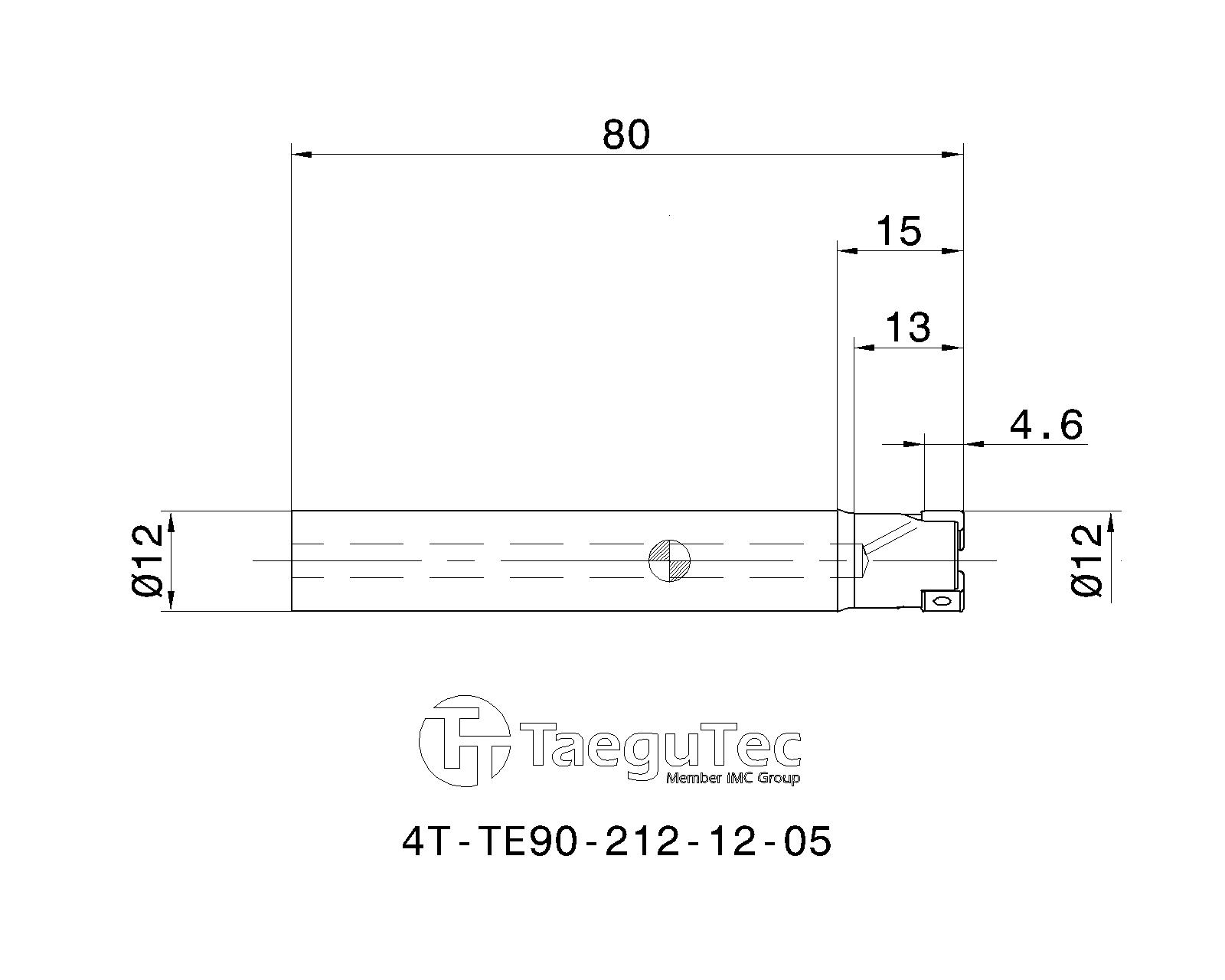 TaeguTec Cutting Tools - Metal Working Tools - 4T-TE90-05 : 6320800 ...