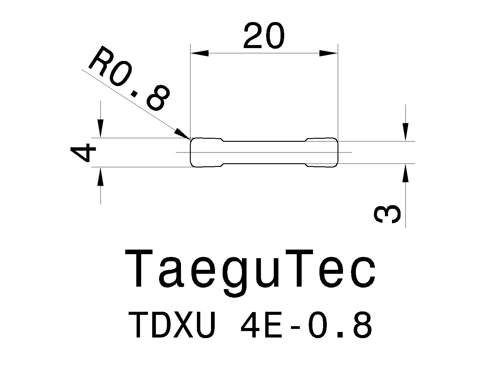 TaeguTec Cutting Tools - Metal Working Tools - TDXU-E : 6402081 - TDXU ...