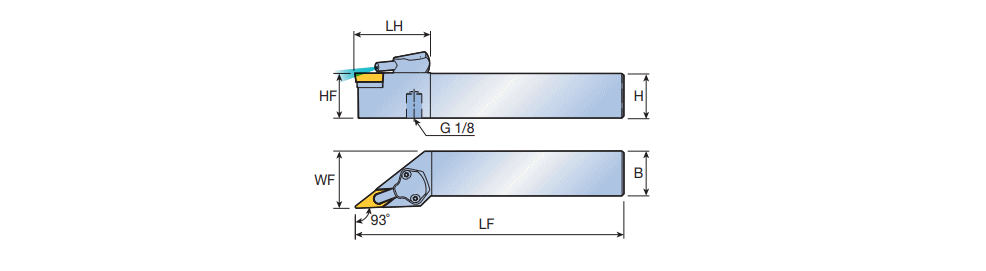 TaeguTec Cutting Tools - Metal Working Tools - Turning - Ext 93° App 35 ...