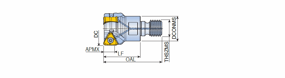 TaeguTec Cutting Tools - Metal Working Tools - Milling & Solid End mills - Slotting - SCRM90TN-M-18