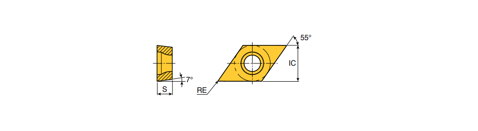 TaeguTec Cutting Tools - Metal Working Tools - Turning - Inserts - DCGT ...