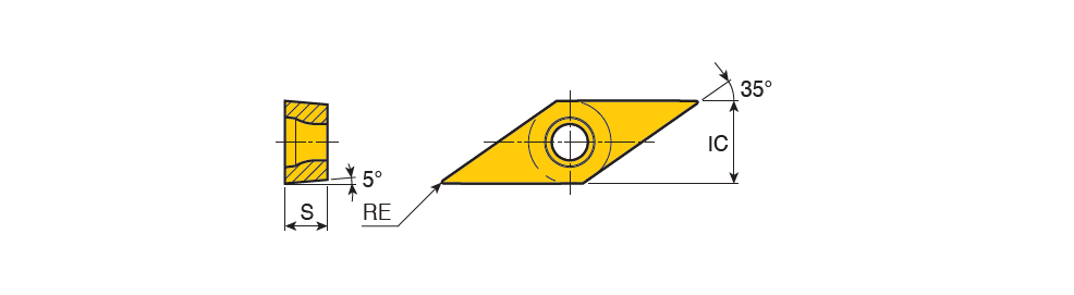 TaeguTec Cutting Tools - Metal Working Tools - Turning - - VBMT-MT